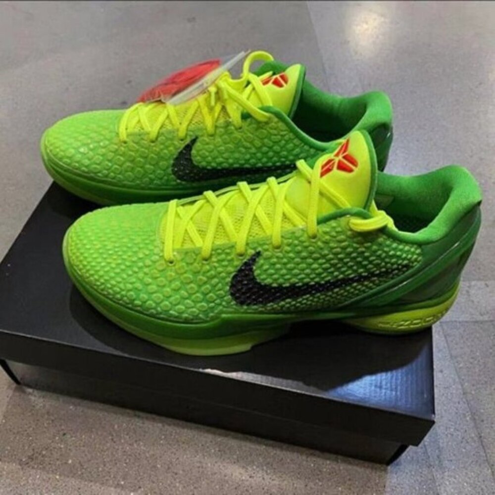Used Kobe 6 Protro Grinch Green 2020 - Gem